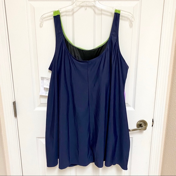 Delta Burke | Swim | New 28w 3x Delta Burke Swim Dress Bathing Suit ...